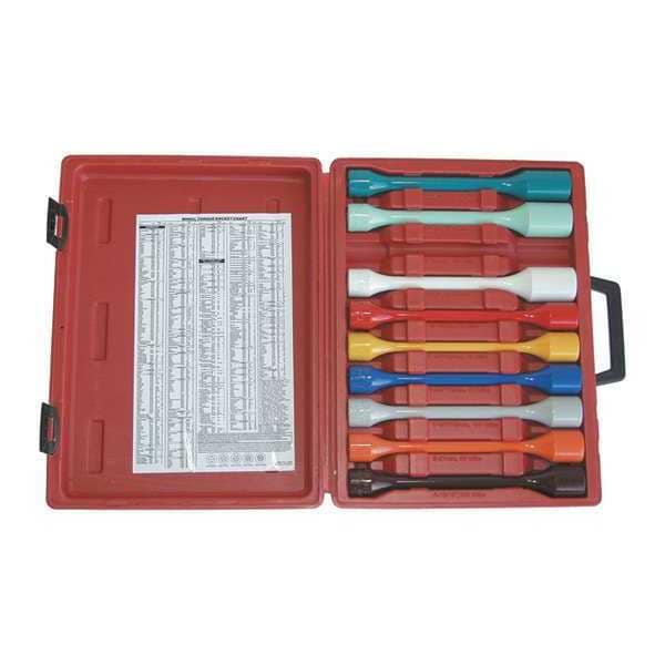 Lock Technology Torque Bar Set, 9 pcs. 1593 | Zoro