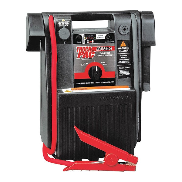 Solar Jump Starter, 3000 Peak Amp, 12/24V ES1224 | Zoro