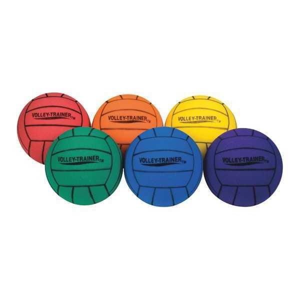 Champion Sports Ultra Foam VolleyBall Set, 8", Colors, PK6 FVBSET | Zoro
