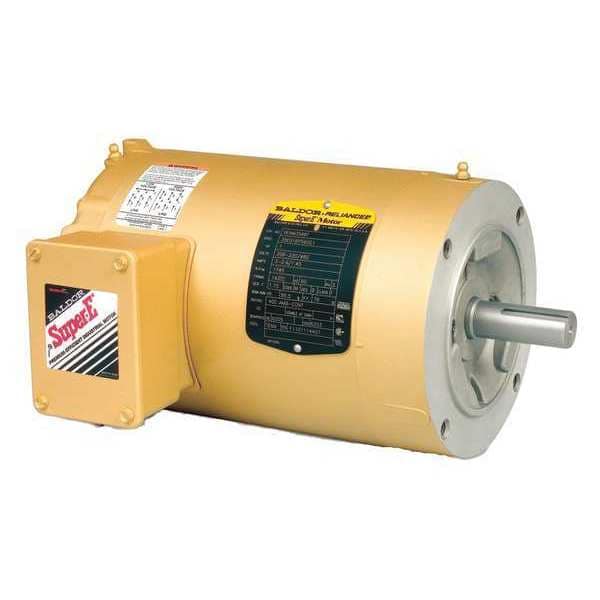 Baldor-Reliance Three-Phase AC Induction Motor, 1 HP, 143TC Frame, 230V ...