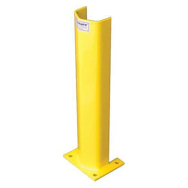 Bluff Manufacturing Steel Post Protector, 24" 1/4PO24-YEL | Zoro