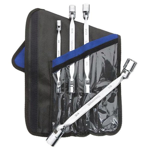 Williams Williams Wrench Set, Double, Flex-Head, SAE 12691 | Zoro