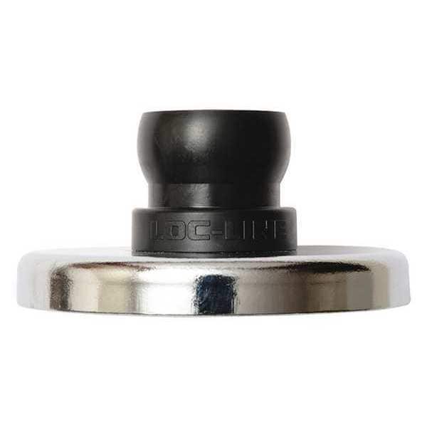 Loc-Line Magnetic Base, Black, 3/4" 60532-BLK | Zoro