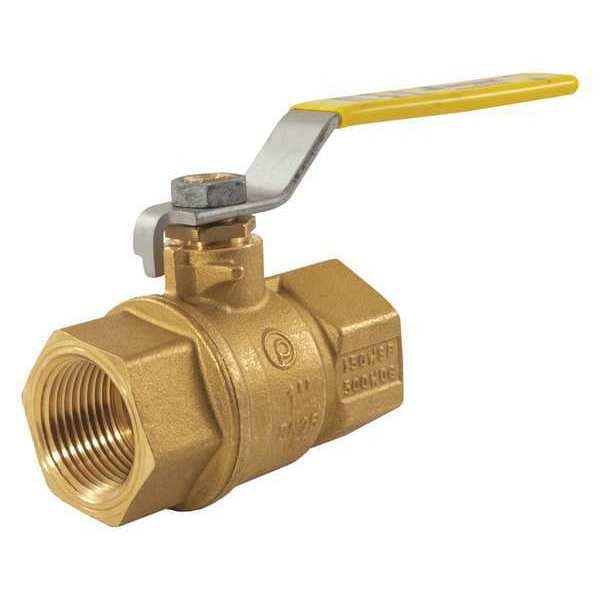 Jomar Valve 1-1/2" NPT Italian Brass Ball Valve T-100NE | Zoro