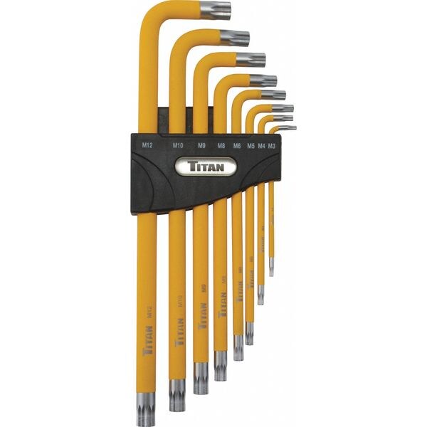 Titan 8 Piece Metric L-Shape Triple Square Key Set, 12733 12733 | Zoro