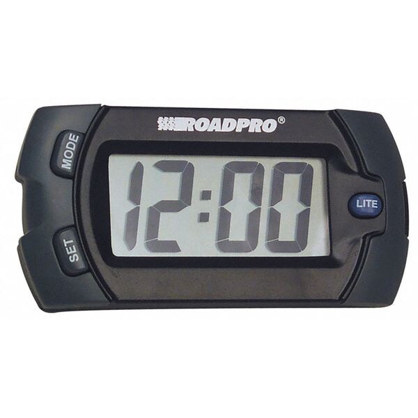 Roadpro Electronic Big Digit Clock, w/Calendar 1324 | Zoro