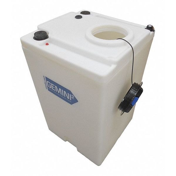 Peabody Engineering Storage Tank, Double Wall Square, XLPE 1.9, Nat, 70 ...