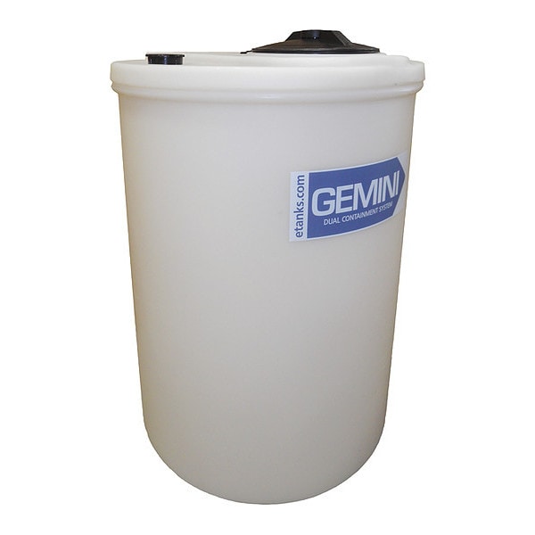 Peabody Engineering Storage Tank, Double Wall Vertical, LDPE 1.9, Nat ...
