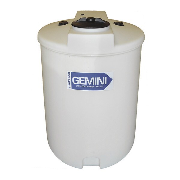 Peabody Engineering Storage Tank, Double Wall Vertical, LDPE 1.5, Nat ...