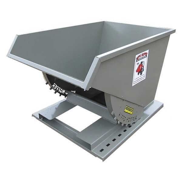 Hippo Hopper HH02MD $720.85 Med Duty Hopper, 1/4 yd., 4000 lb., Gray ...