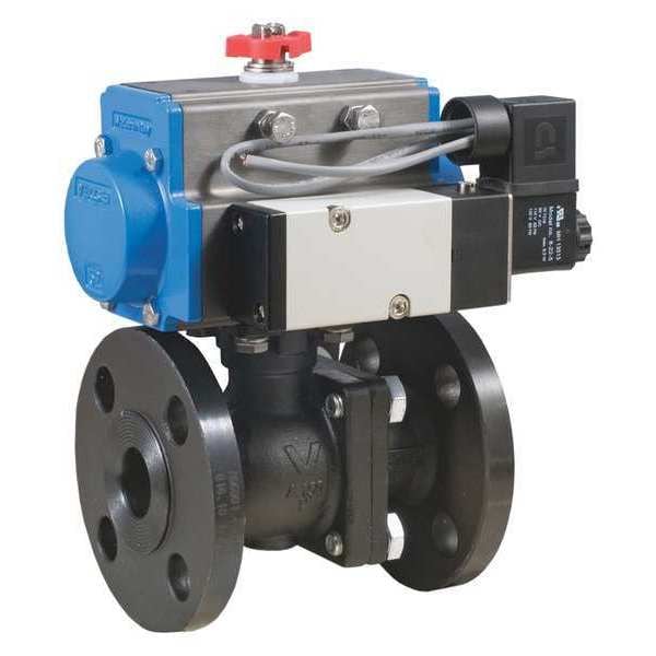 Bonomi Pneumatic, Actuated Flanged, Ball Valve, CS 8P766003-C1-4 | Zoro