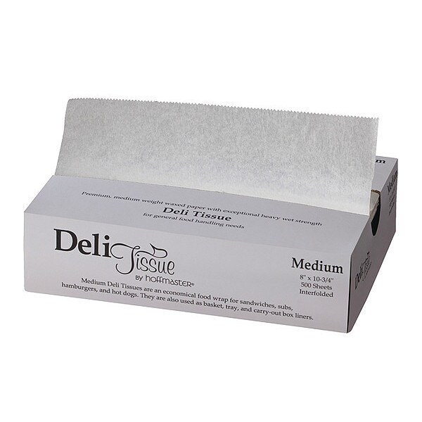 Hoffmaster Deli Tissue, Waxed InterFolded, PK500 110851 | Zoro