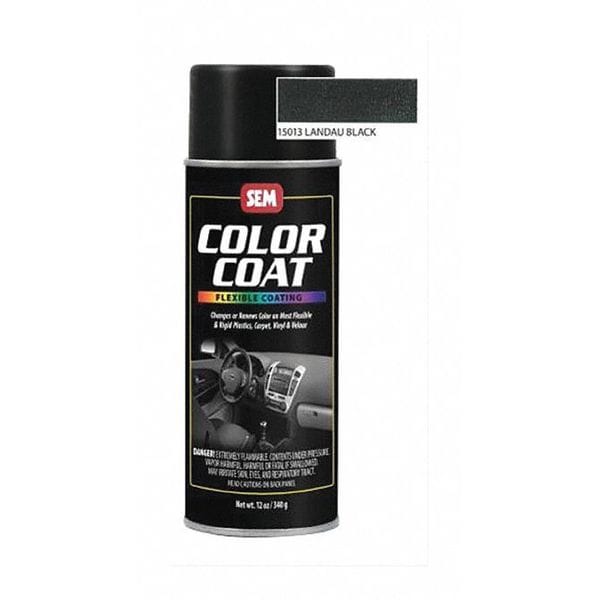 Sem Color Coat Aerosol, Landau Black 15013 | Zoro