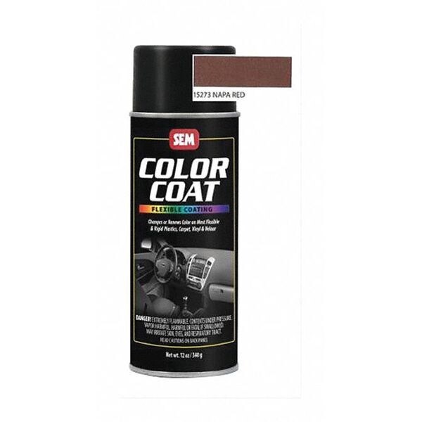 Sem Color Coat Aerosol, Napa Red 15273 | Zoro