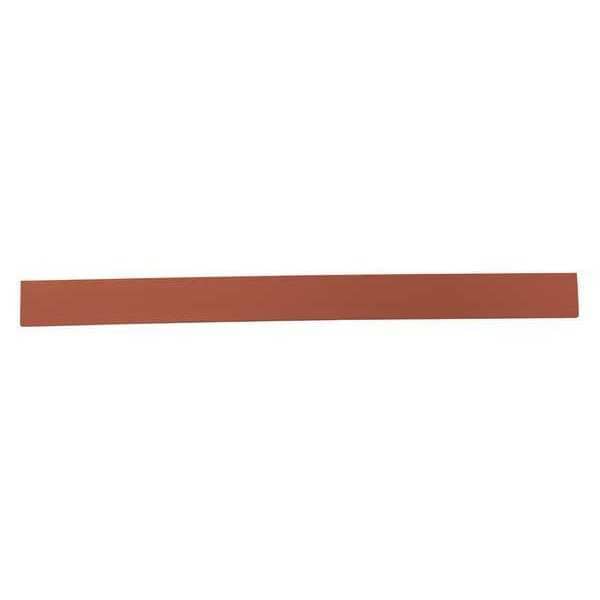 Midwest Rake Squeegee Blade, 24"L, No-Notch, Rubber, Red 79710 | Zoro