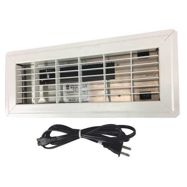 Tjernlund Products Register Booster Fan, White, 12" Boot RB12W | Zoro