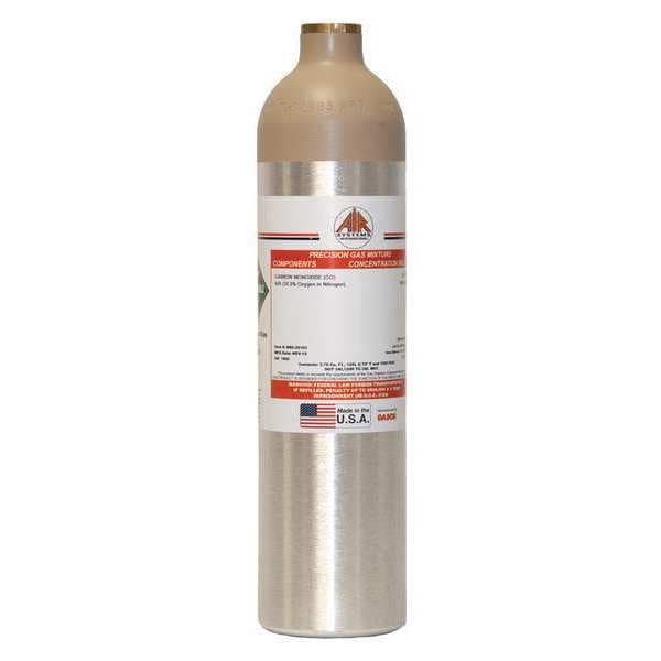 Air Systems Intl Calibration Gas, 20 ppm CO, 103L BBG-20103 | Zoro