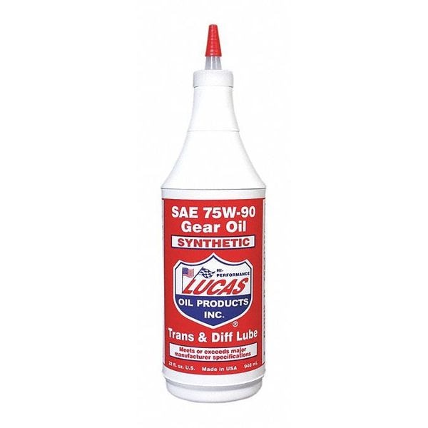 Lucas Oil Synthetic SAE Trans/Dif Lub Gear Oil, 1Qt 10047 | Zoro