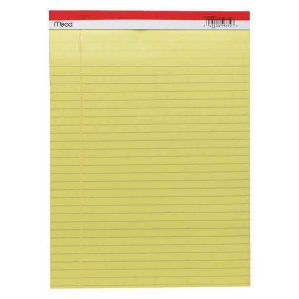 Mead Paper Co Legal Pad, 50 Sheets, 8.5X11 59610 | Zoro