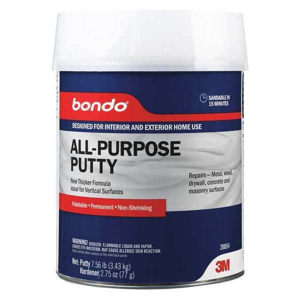3M All-Purpose Putty, 1 gal., PK2 20054 | Zoro