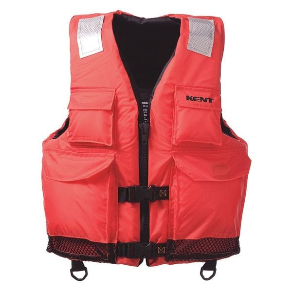 Kent Safety Life Vest, Elite Dual-Sized, 4XL/7XL 150200-200-110-23 | Zoro