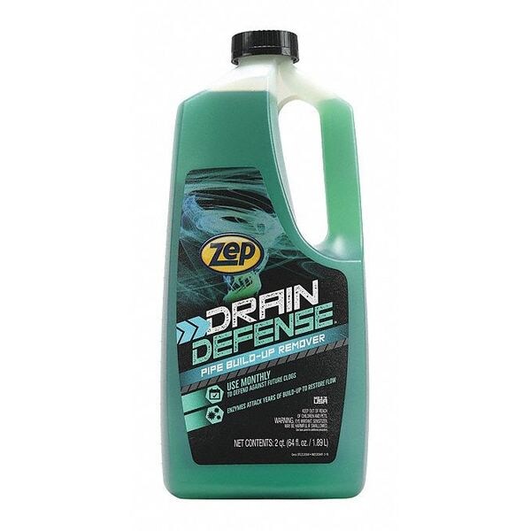 Zep Drain Care Build-Up Remover, 64 oz., PK8 ZLDC648 | Zoro
