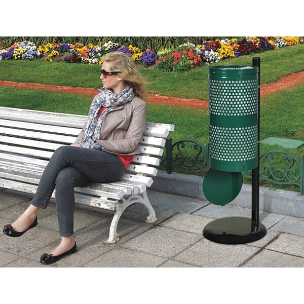 Ex-Cell Kaiser 10 gal. Round Receptacle, Hinged Drop Bottom, 10 gal ...