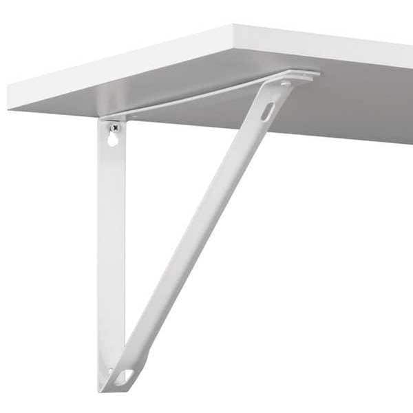 Knape & Vogt Shelf Bracket, Steel, 500 lb., Hand: Non-Handed 0046-WTS ...