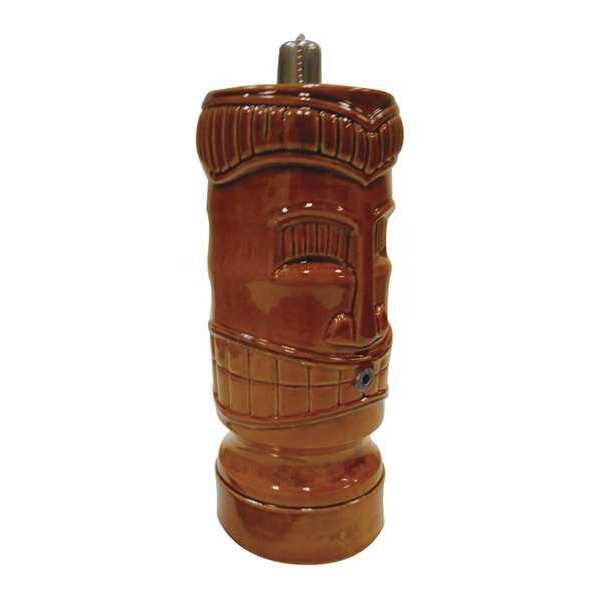 Pond Boss Water Spitter, Ceramic Tiki Torch, Honey 52618 | Zoro