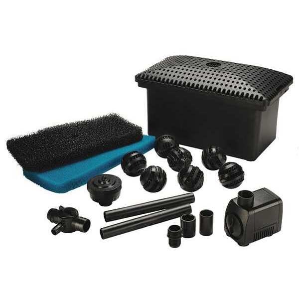 Pond Boss Complete Filter Kit, w/Pump, 500 gal. 52734 | Zoro