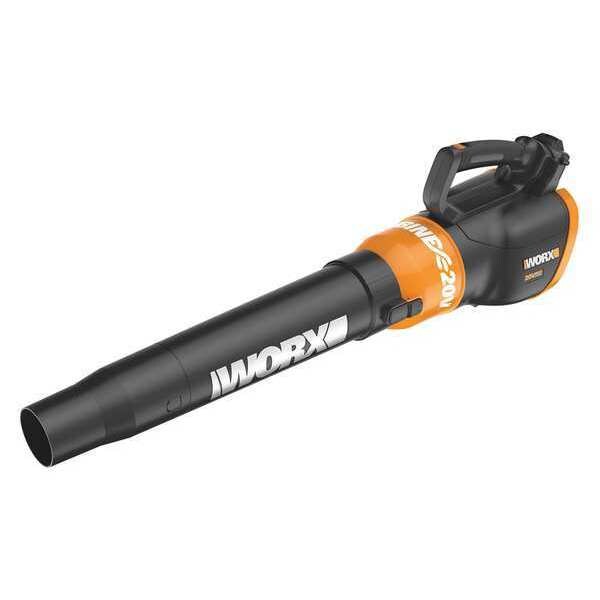 Worx Leaf Blower, 20V Li-Ion Battery, 340 cfm WG546.2 | Zoro