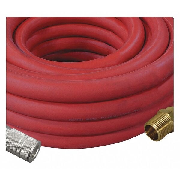 Apache 3/8" x 25 ft Multipurpose Air Hose 200 psi Red 98129230 | Zoro