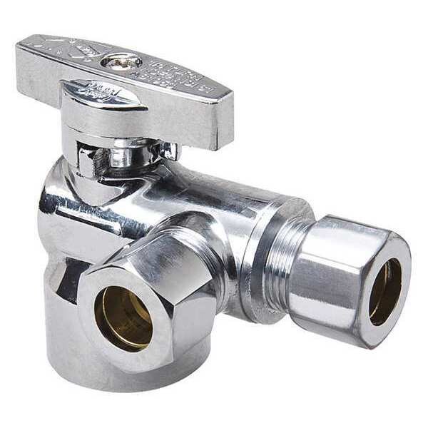 Proline Series Compr Dual Outlet Stop 1/2 Fip x 3/8x3/8 PK10 195-322HC ...