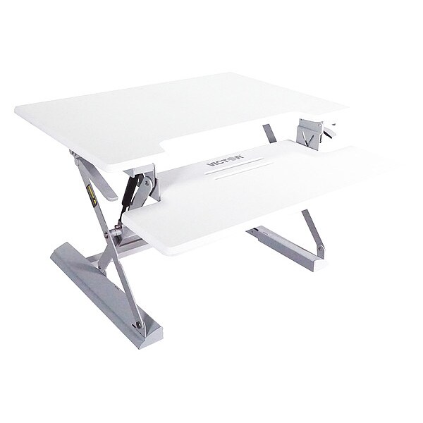 Victor Technology Standing Desk Riser, 31", White DCX710W | Zoro