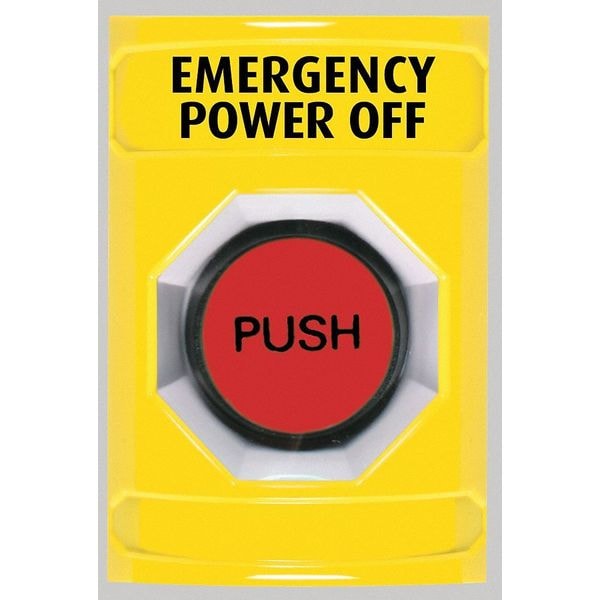 Safety Technology International Emergency Power Off Button, Illuminated ...