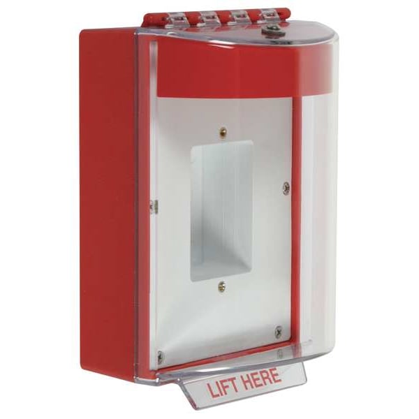Safety Technology International Pull Station Cover w/Horn, Surface ...