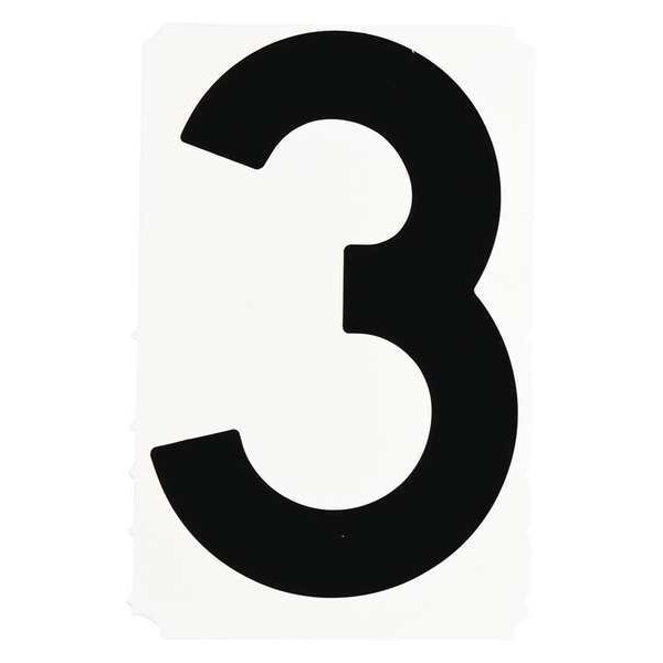 Brady Numbers And Letters Kit, 3, PK10 5140-3 | Zoro