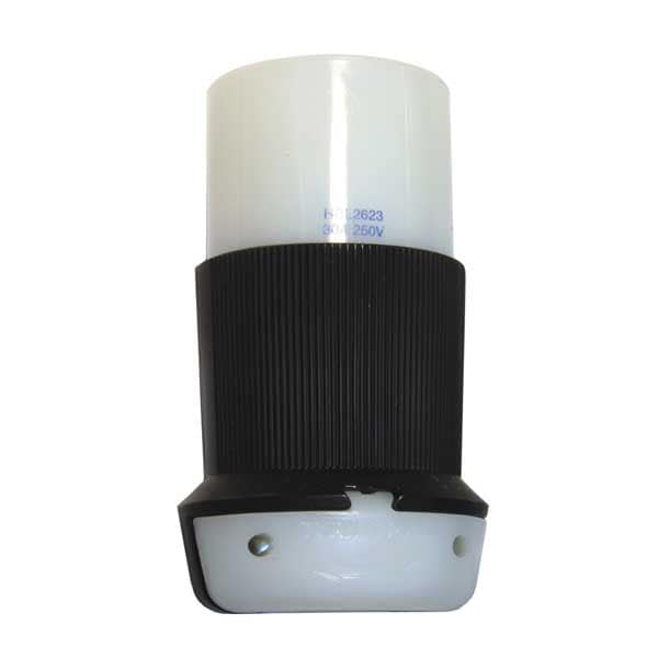 Hubbell Wiring Device-Kellems Locking Connector, L6-30R, 30 A, 250V AC ...