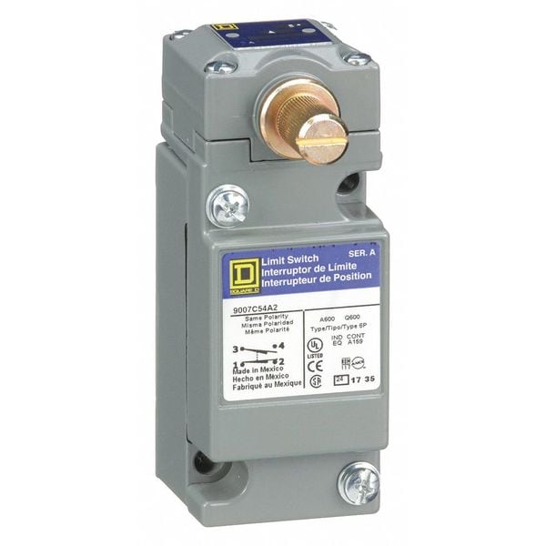 Telemecanique Sensors Heavy Duty Limit Switch, No Lever, Rotary, 1NC ...