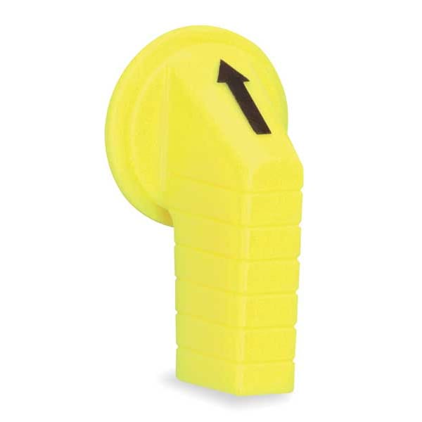 Schneider Electric Switch Knob, Extended Lever, Yellow, 30mm 9001Y24 | Zoro