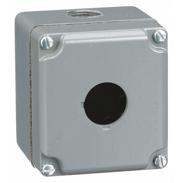 Schneider Electric Pushbutton Enclosure, 30mm, 1 Hole, Al 9001KY1 | Zoro