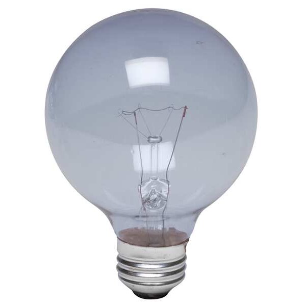 Current GE LIGHTING 40W, G25 Incandescent Light Bulb 40G25C/RVL PQ1/6 ...