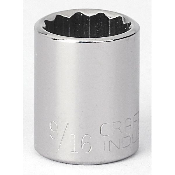Craftsman Industrial 3/8" Drive, Hex SAE Socket, 12 Points 9-23121 | Zoro