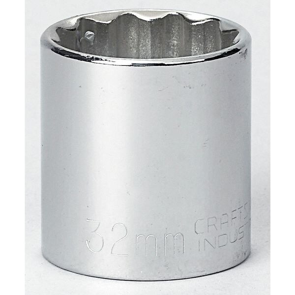 Craftsman Industrial 1/2" Drive, Hex Metric Socket, 12 Points 9-24446 ...