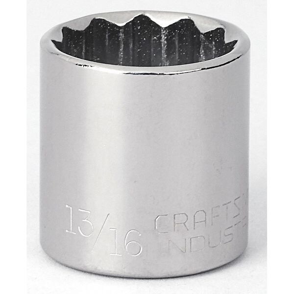 Craftsman Industrial 3/8" Drive, Spline SAE Socket, 12 Points 9-23125 ...
