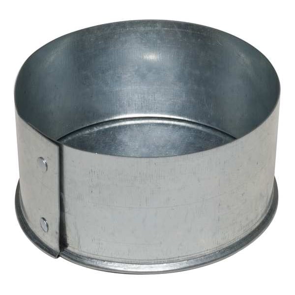 Greenseam End Cap, 6 in Duct Dia, Galvanized Steel, 24 GA, 6 in W x 2 ...