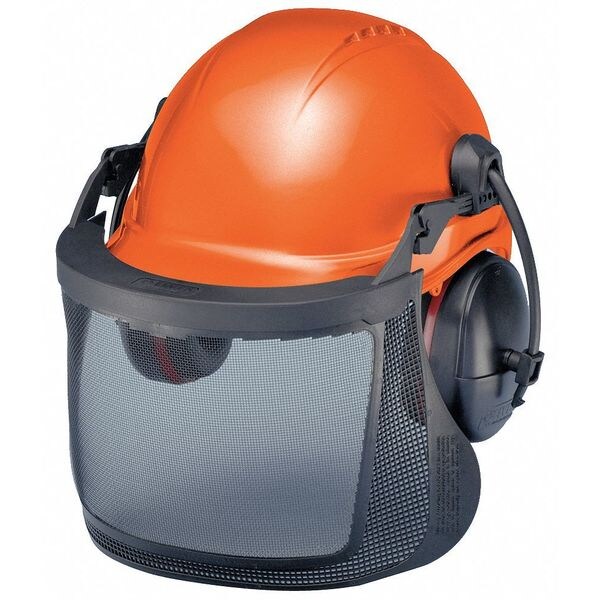 Delta Plus Safety Helmet System, Orange CU-25 | Zoro