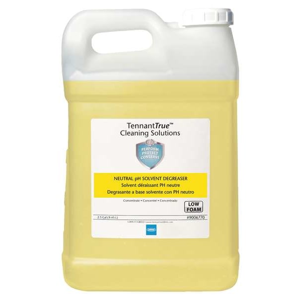 Tennant Neutral Solvent Degreaser, 2.5 gal. Jug, Liquid, Yellow, 2 PK ...