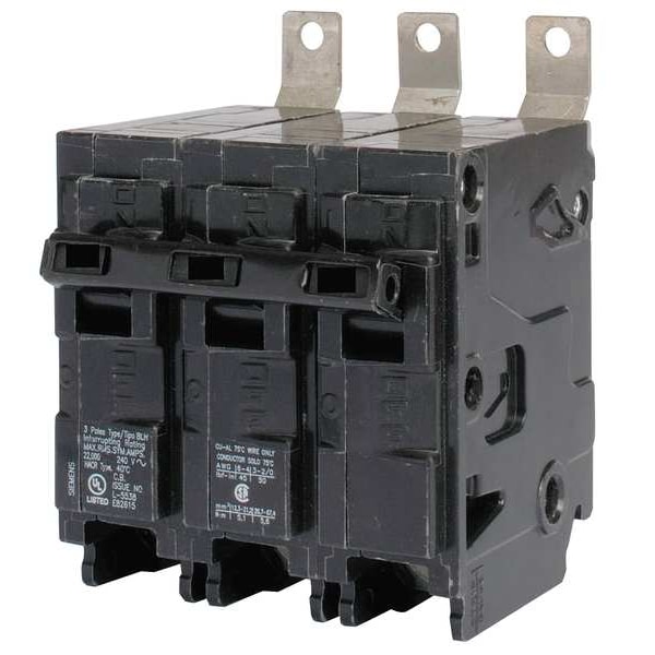 SIEMENS 45A, 3 pole Miniature Circuit Breaker, BL, 240V AC, - B345HH