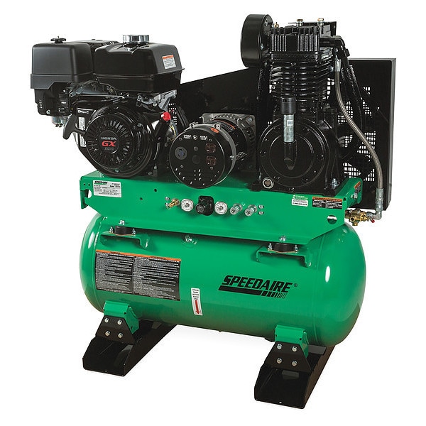 Speedaire Compressor/Generator, 13HP, 30Gal, 15.7CFM AG2-SH13-30G | Zoro